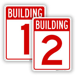 Building Number Signs | Durable Address & Property Markers | SignMods.com