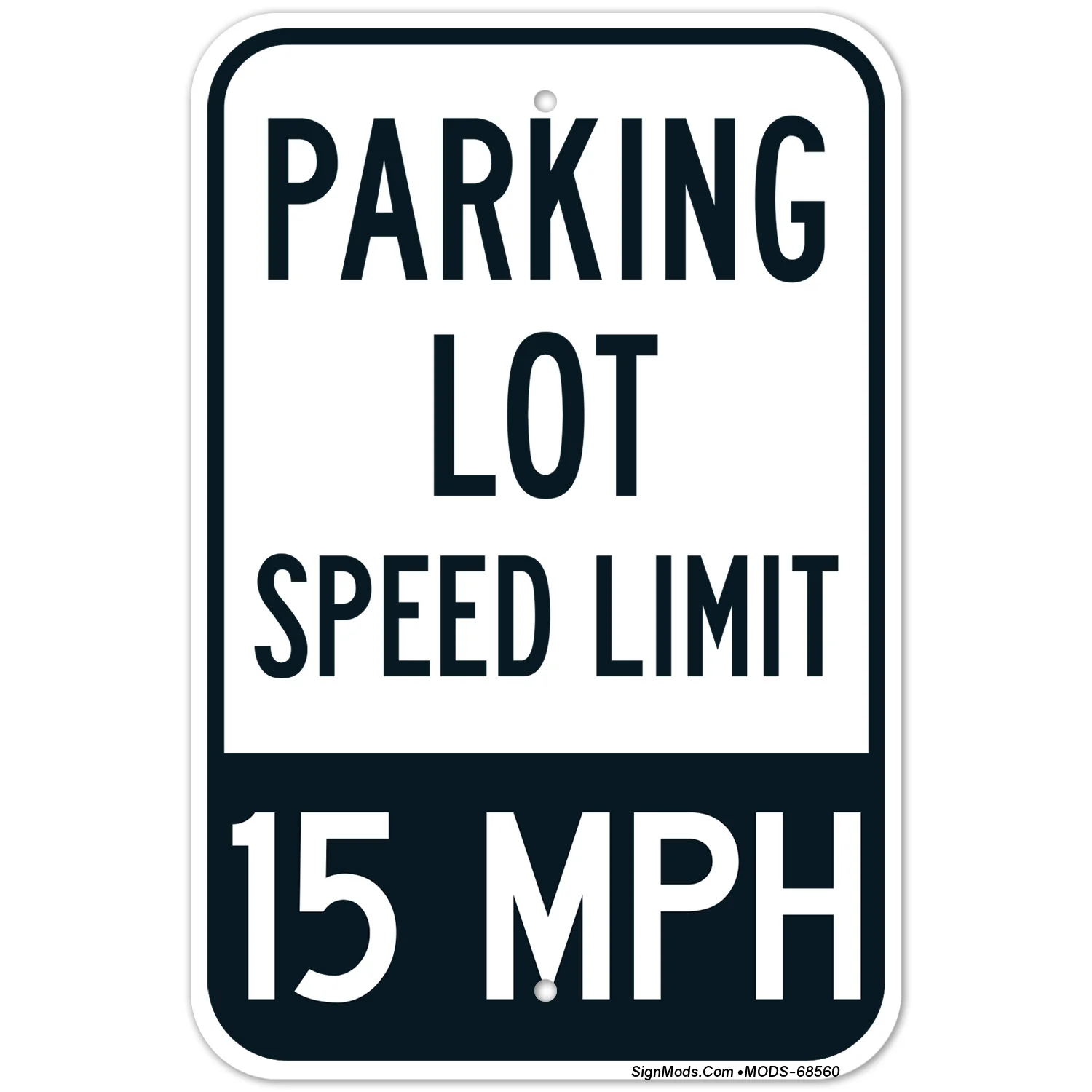 Parking Lot Speed Limit 15 Mph Sign | Parking Lot Speed Limit Signs ...