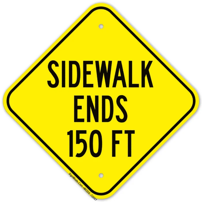 Sidewalk Sign | Dead End Signs | SKU: MODS-72057 | SignMods