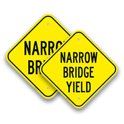 Shop Narrow Road Signs | Prevent Collisions & Gridlock | SignMods.com