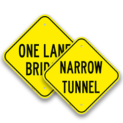 Bridge & Tunnel Warning Signs - Safety & Clearance | SignMods.com